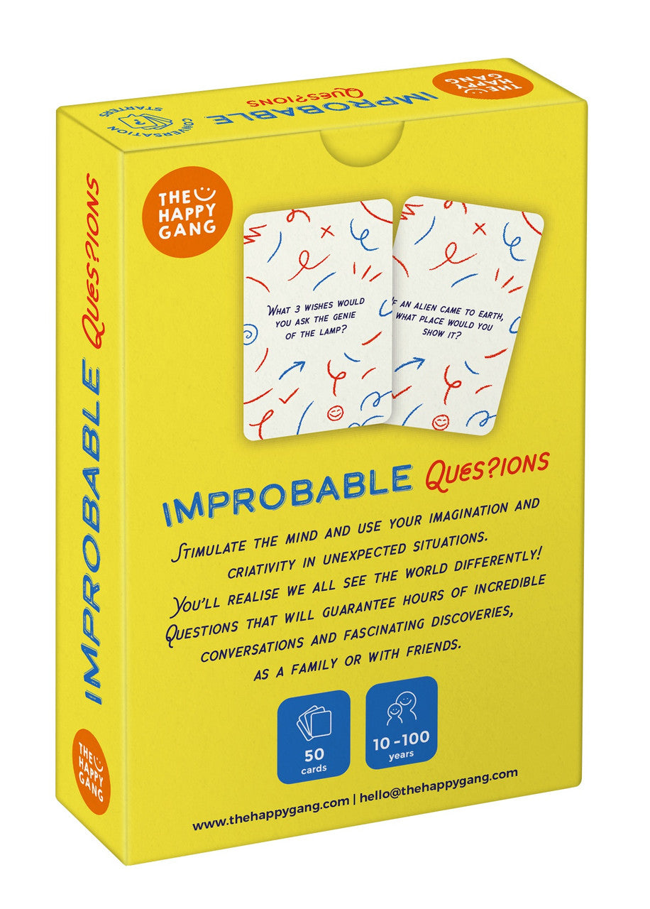 Conversation Starters - Improbable Questions – The Thrifty Mumma