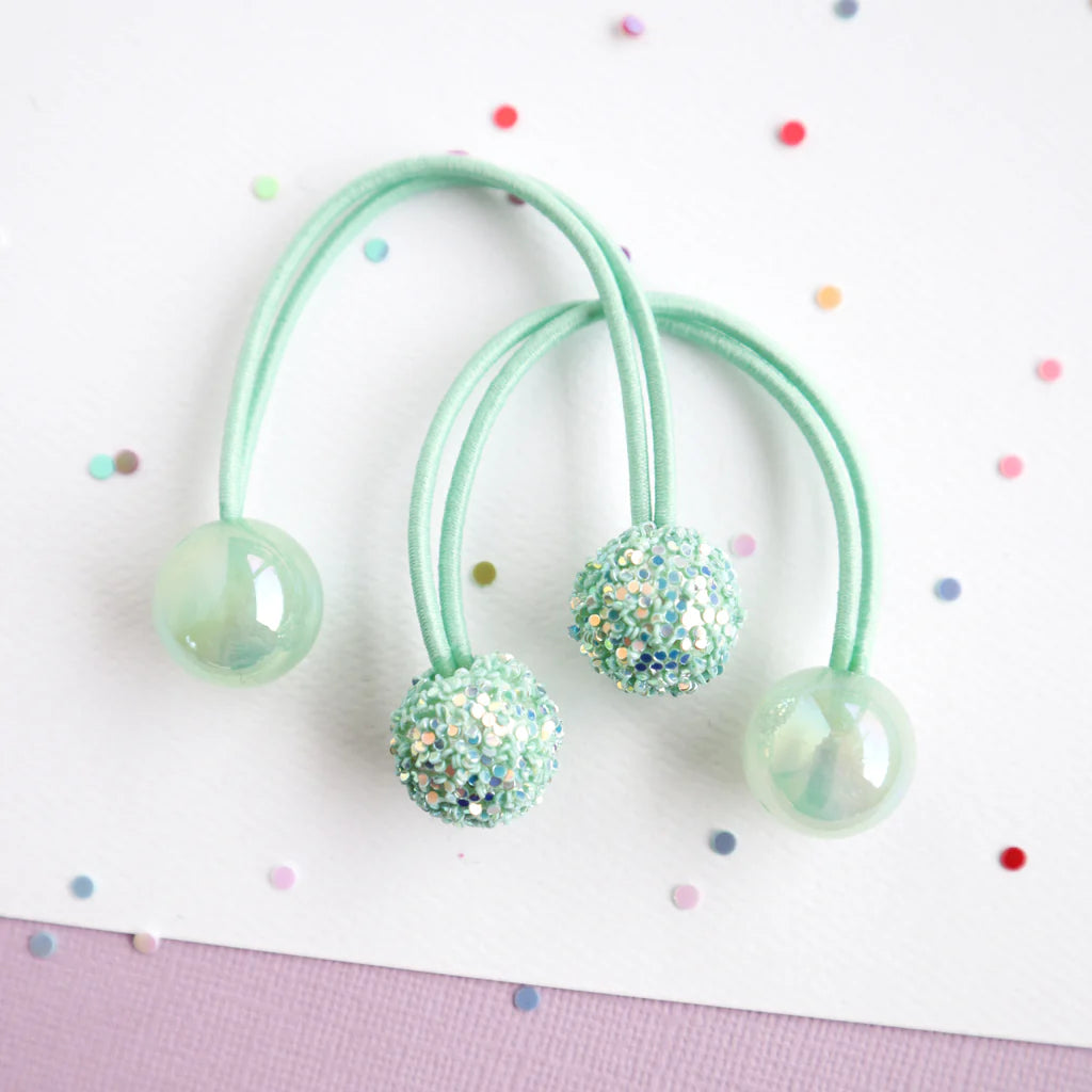 Mon Coco Sparkle Gem Hair Bobbles - Mint – The Thrifty Mumma