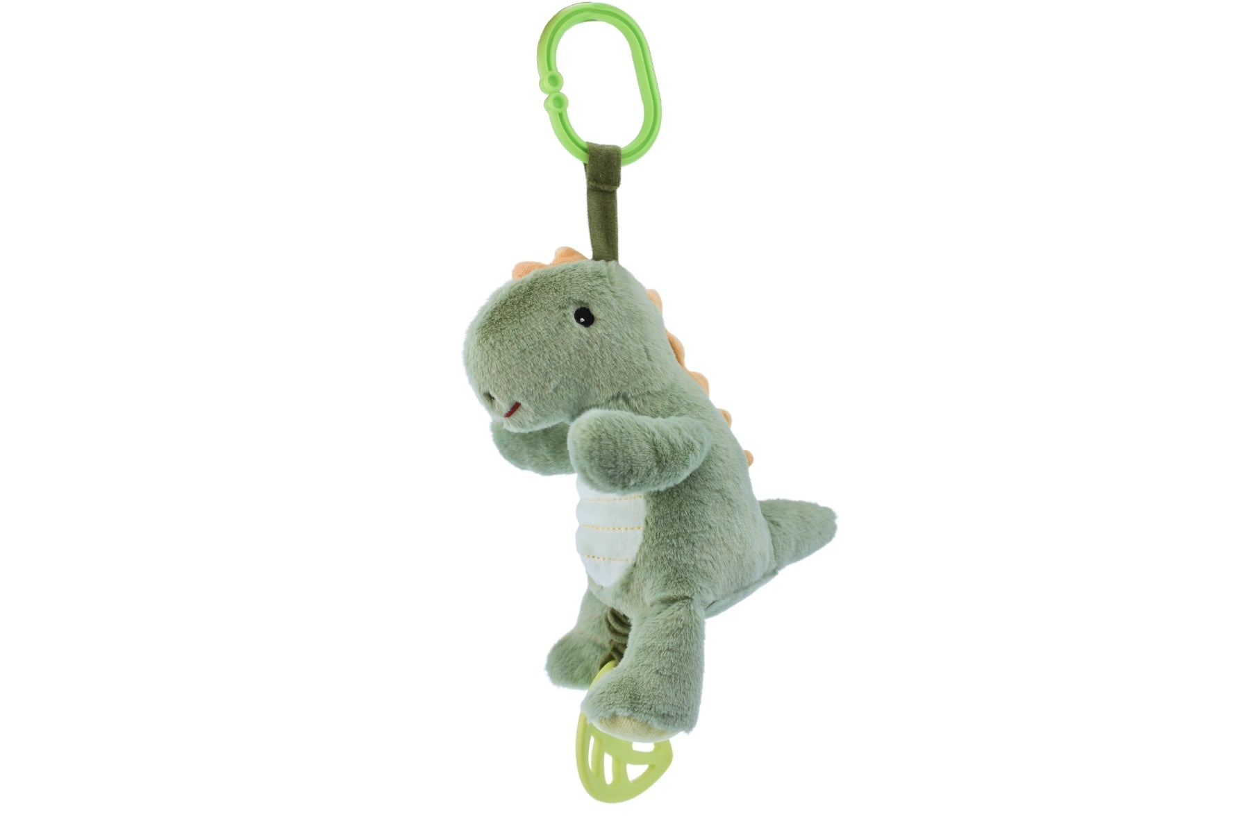 Snuggle Buddy Minty Dinosaur Jiggle & Shake Clip Toy – The Thrifty Mumma